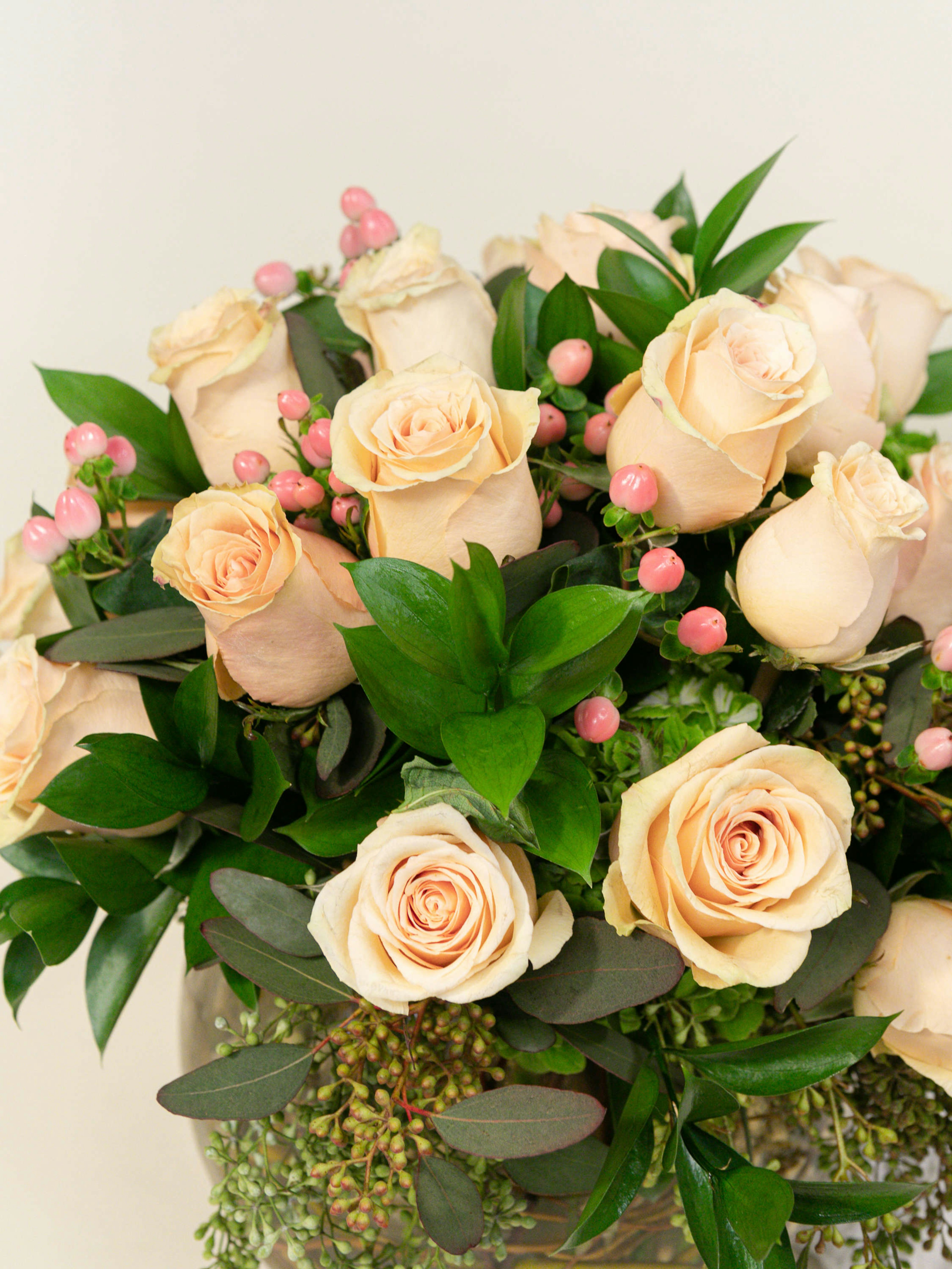 Peach Rose Painting | Florists in Beverly Hills | French Florist