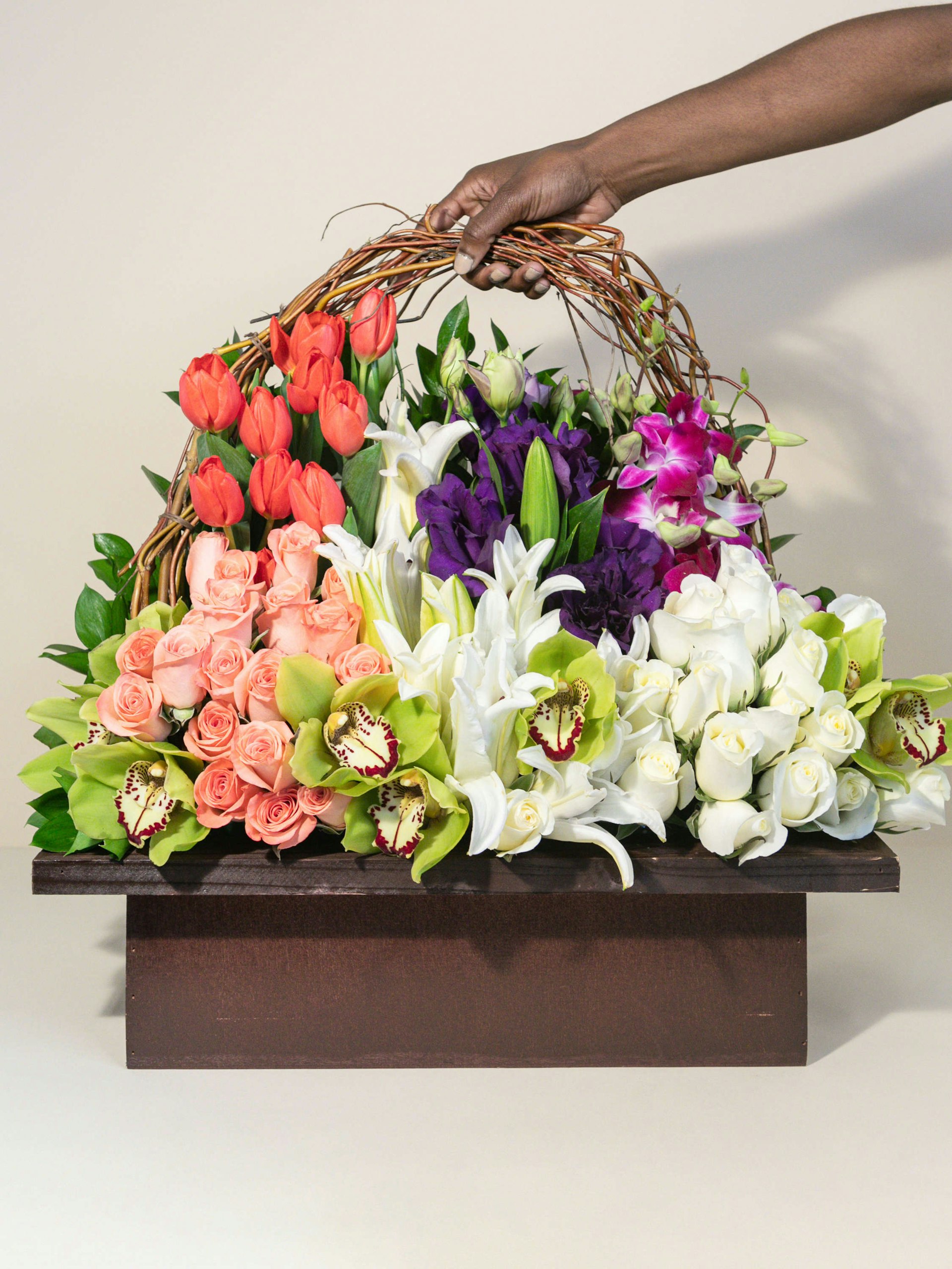 Basket of Beautiful Luxury Blooms Los Angeles - Same-day Delivery