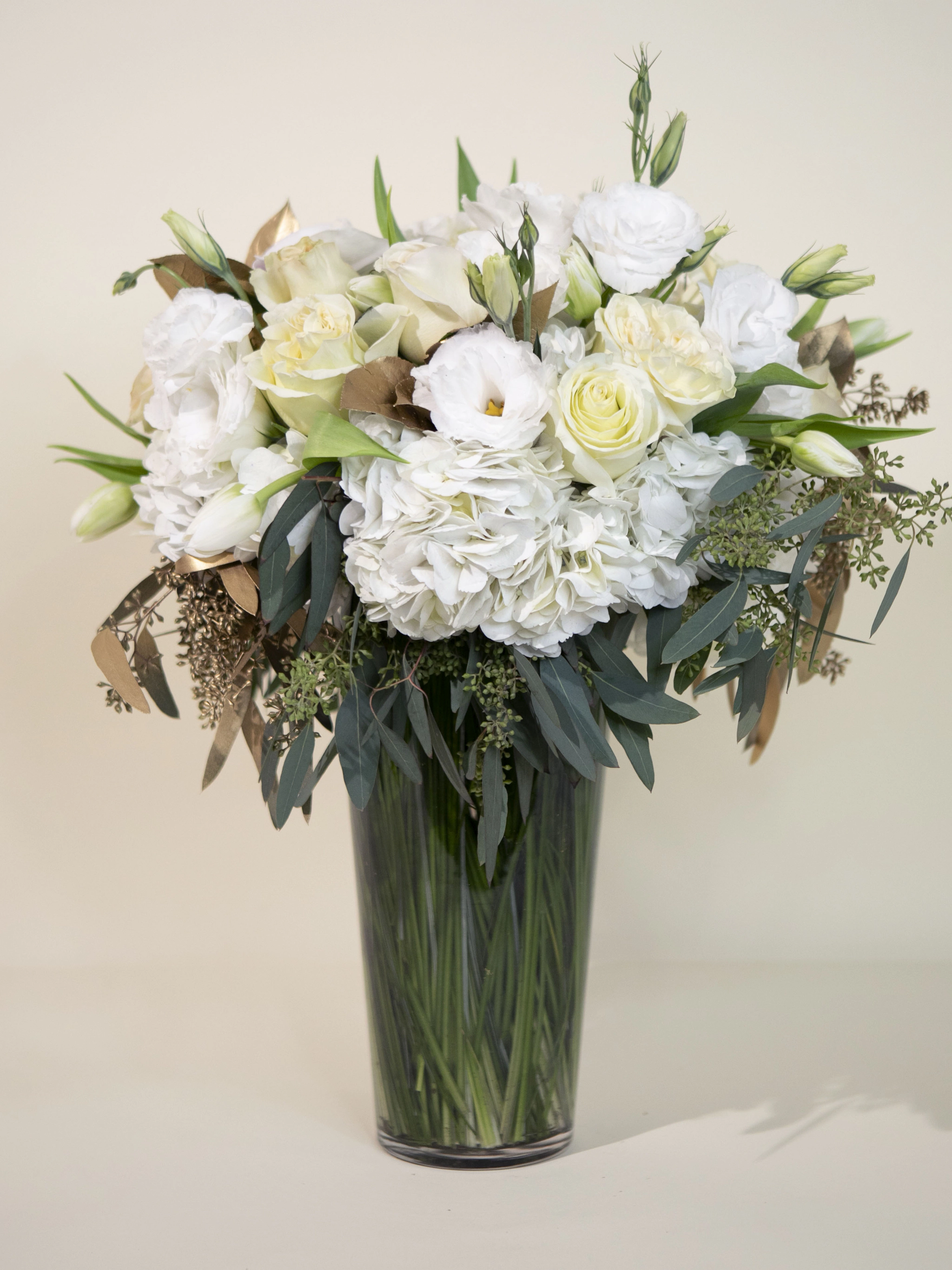 Elegant Heavenly White Flower Arrangements Nationwide