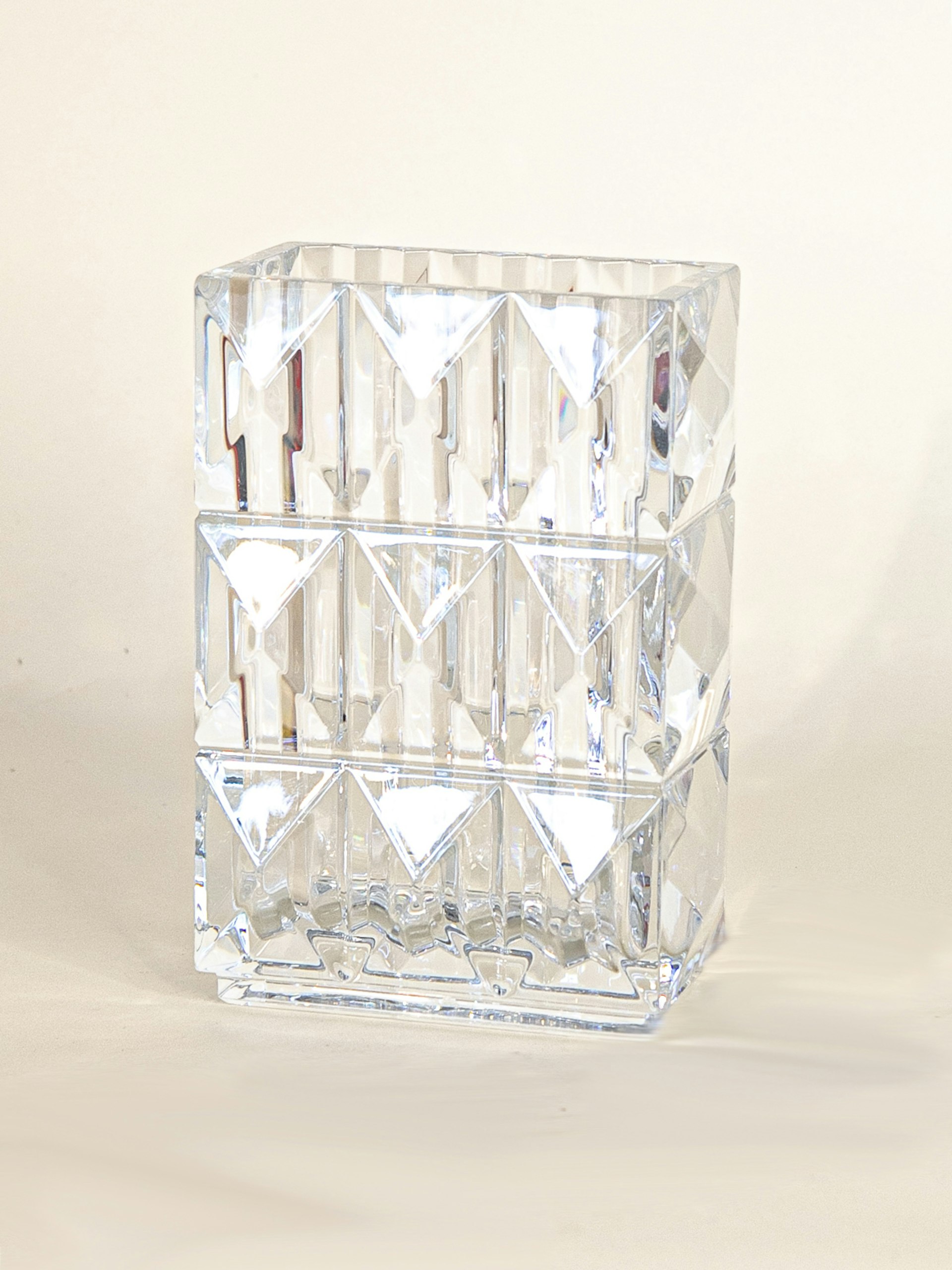 Baccarat Louxor Vase Rectangular | French Florist
